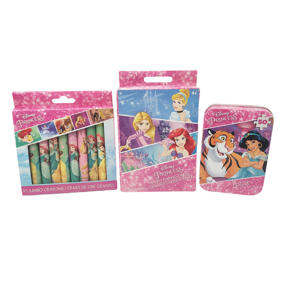 Office | Disney Princess Cards Puzzle Crayons Bundle | Poshmark